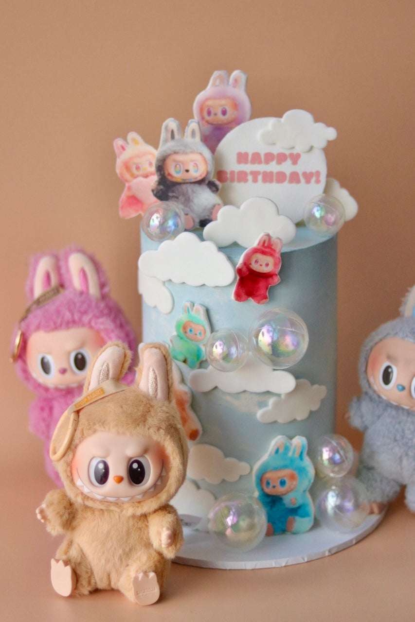 Labubu in the clouds Cake | Miss Noble Melbourne: Specialty Cakes ...