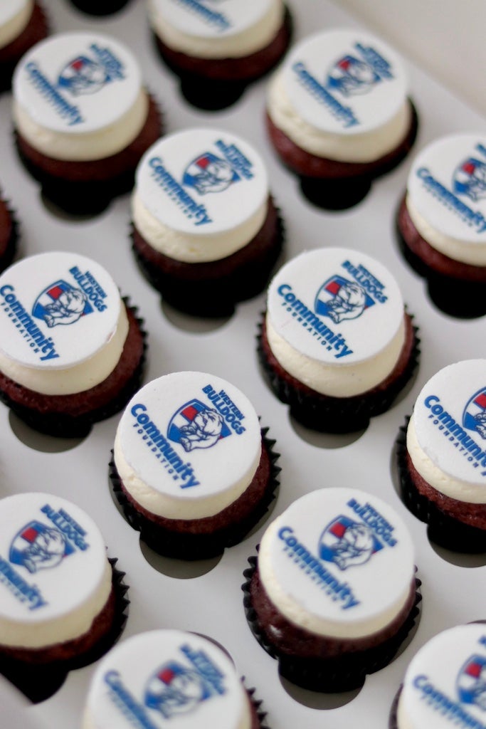 cupcakes-custom-with-edible-logo-gift-box-personalised-melbourne ...