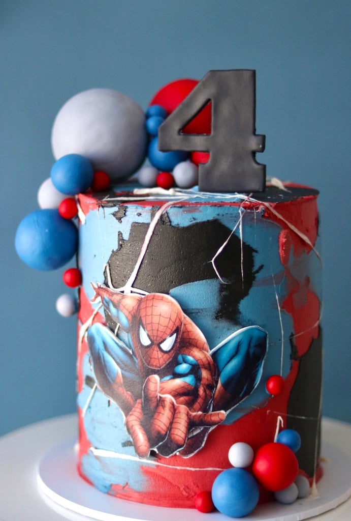 spider-man-cake-kids-birthday-edible-image-melbourne-yarraville-inner ...